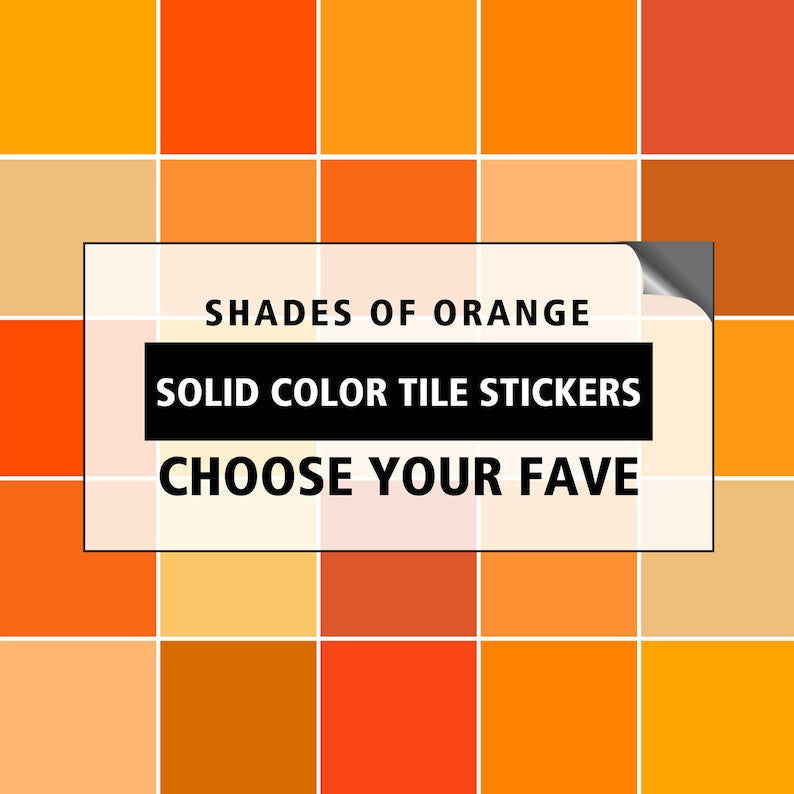 Solid Color Collection - Tile Stickers for Walls and Floors – OhMyTiles!